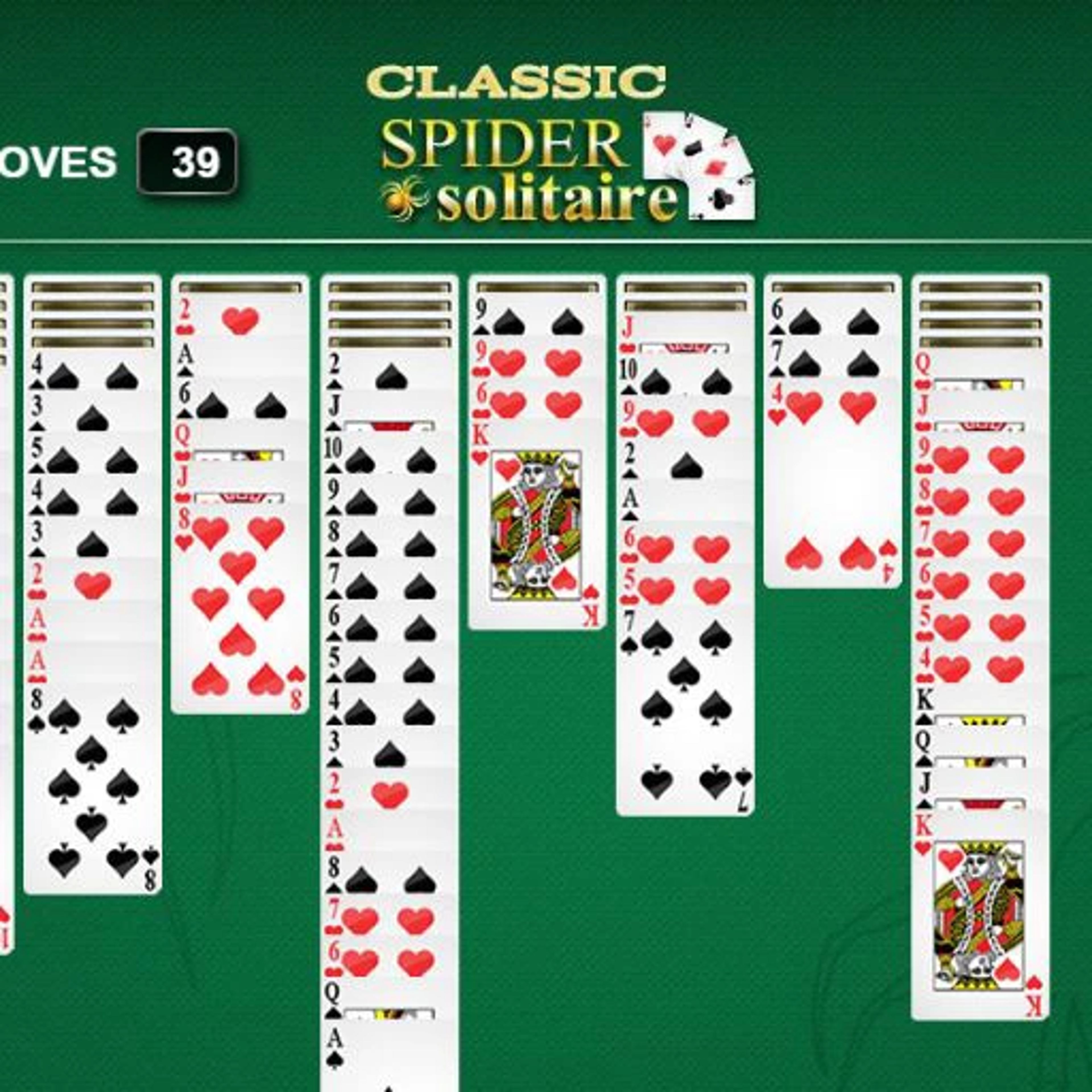 CLASSIC SPIDER SOLITAIRE Speel CLASSIC SPIDER SOLITAIRE Op Humoq