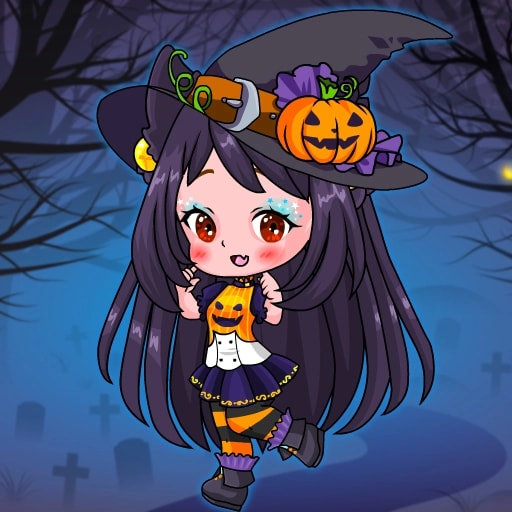 HALLOWEEN CHIBI COUPLE - Play HALLOWEEN CHIBI COUPLE on Humoq