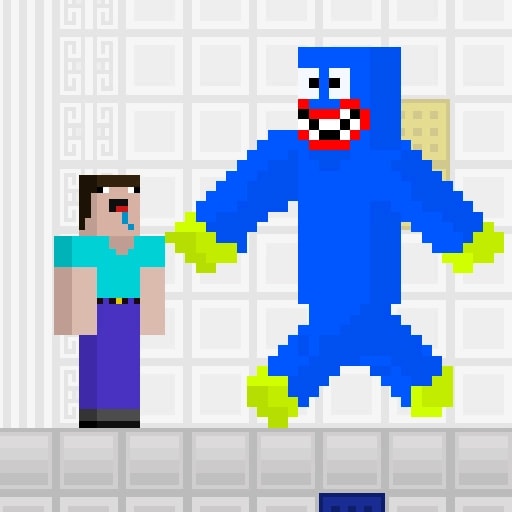 NOOB VS BLUE MONSTER - Speel NOOB VS BLUE MONSTER op Humoq