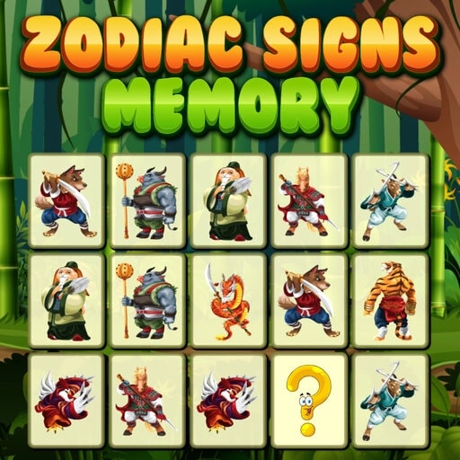 ZODIAC SIGNS MEMORY - Play ZODIAC SIGNS MEMORY on Humoq